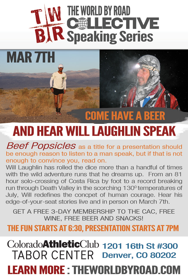 Don't miss Will Laughlin Speaking about his Wild Aventure Runs! - The ...